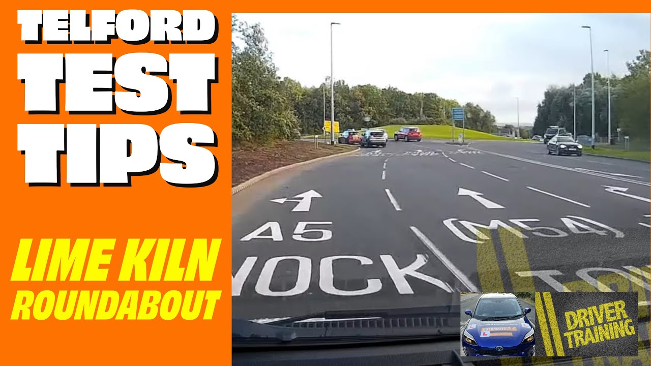 Telford Priorslee Roundabout from Donnington towards the M54 - YouTube