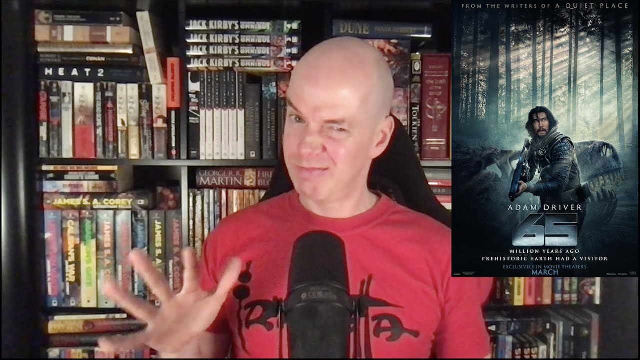 65 - Review - Mediocre Sci-Fi but Adam Driver Brings the Heat - YouTube