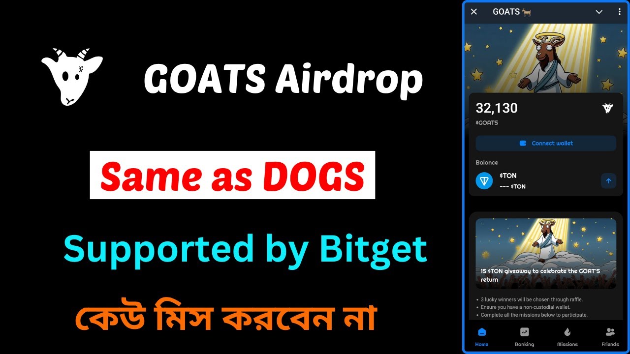 GOATS Airdrop | GOATS Telegram Airdrop - Same as DOGS | Don't Miss ...