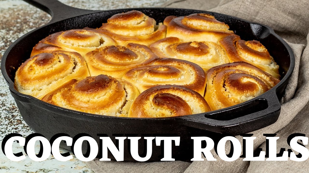 ROLLOS DE COCO MEJOR QUE CINNAMON ROLLS | TORTA HUNGARA | PAN DULCE 🥥 ...