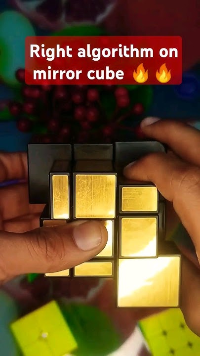 Right Algorithm on mirror cube 😱😱 🔥🔥 #viral #cubing #video - YouTube