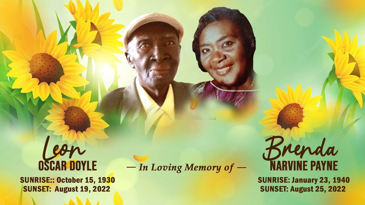 Celebrating The Lives of Brenda Narvine Payne & Leon Oscar Doyle - YouTube