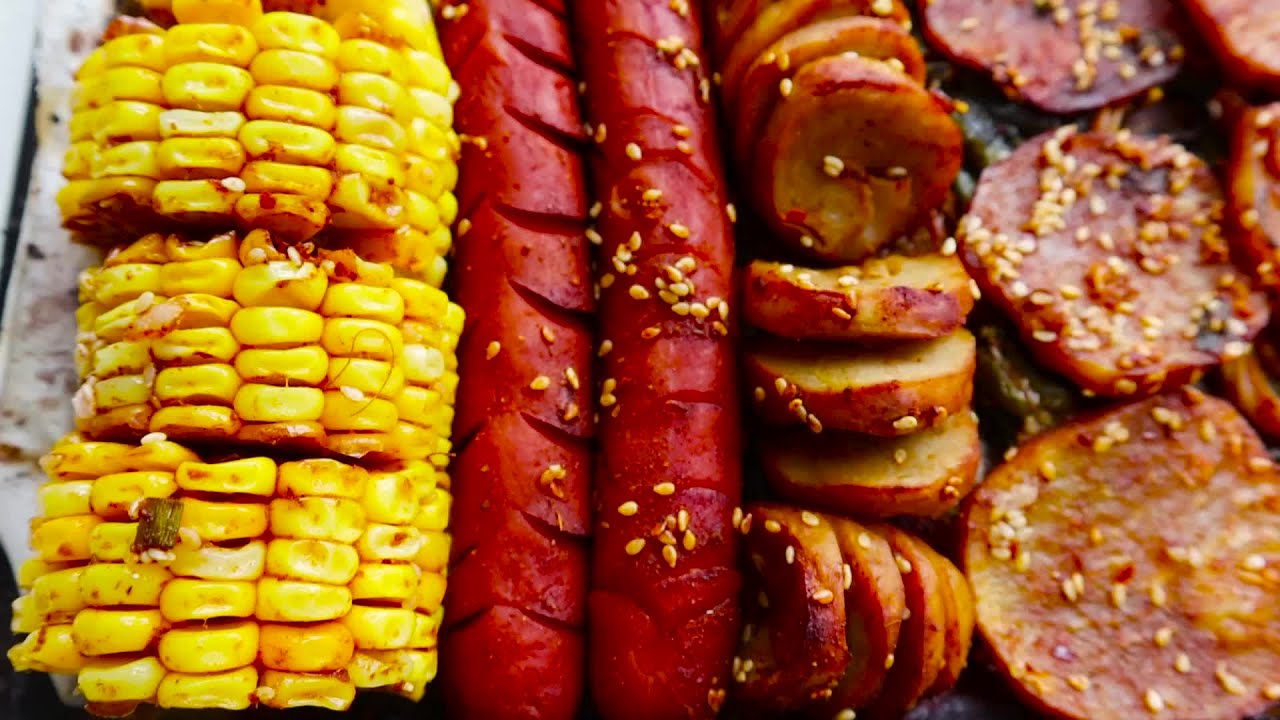Indoor Barbecue Delight Oven Cooking with Homemade Sauce Oil Smoke Free ...