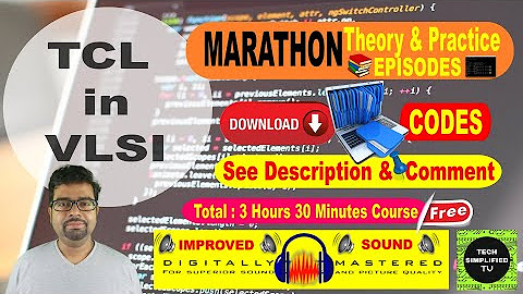 TCL Tutorial for VLSI [14 Videos+] - YouTube