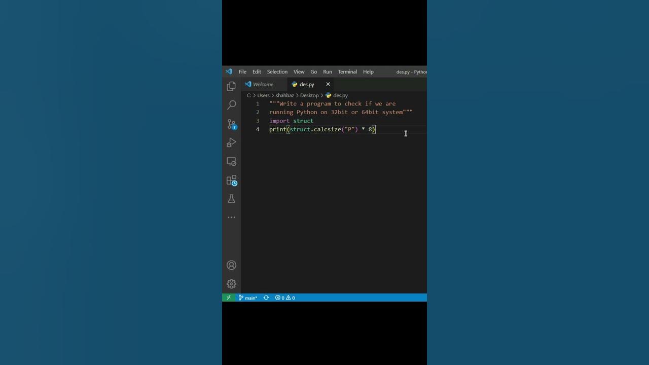 Python Tutorial: Check if You're Running 32-bit or 64-bit System - YouTube