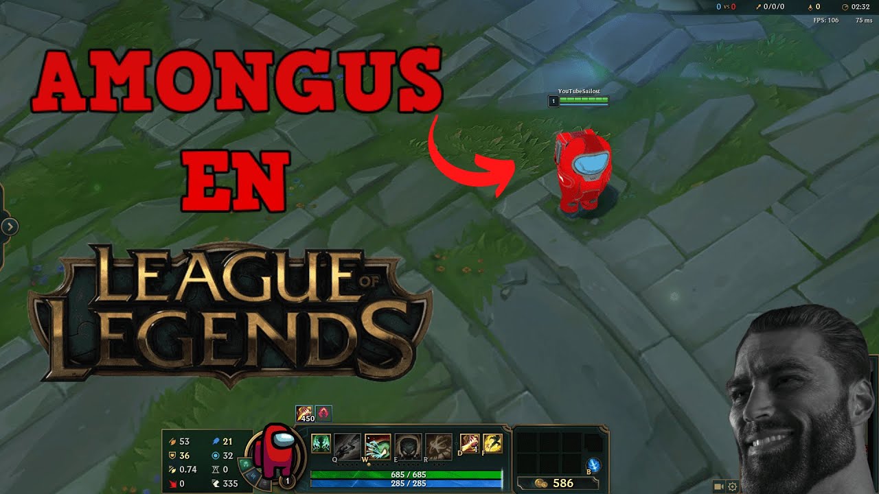 AMONGUS PERO EN LEAGUE OF LEGENDS 😳 ll AMUMUS FULL AP - YouTube