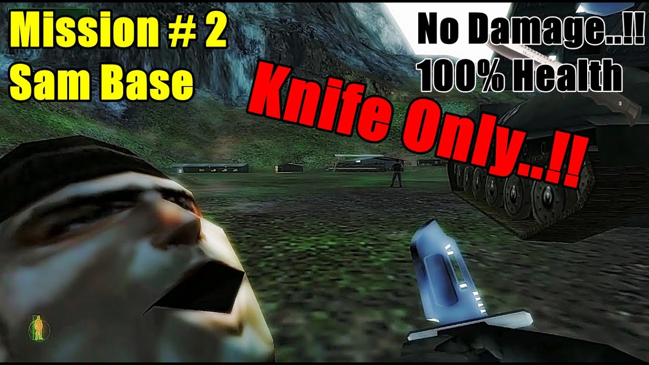 Project IGI - Mission # 2 - Sam Base | Knife Only (NO DAMAGE 100% ...