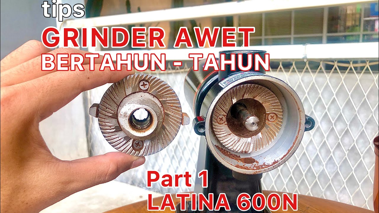 CARA MEMBERSIHKAN DAN MERAWAT GRINDER LATINA 600N / FEIMA 600N part 1 ...