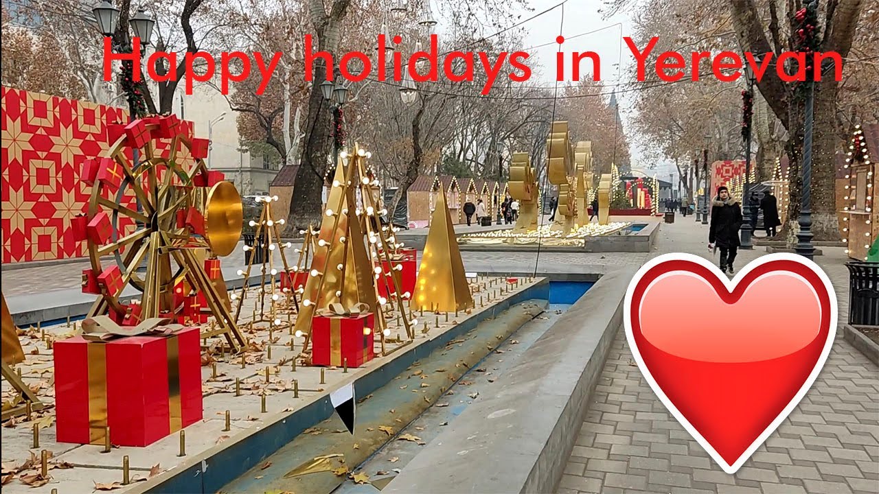 Happy holidays in Yerevan #respect #yerevan #notalking #christmas #walkingvideo #traveling - YouTube