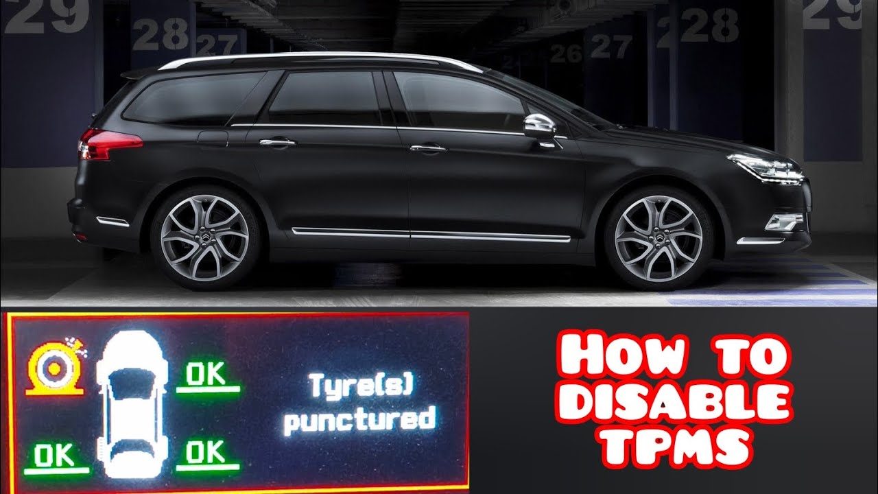 Citroen C5 X7 disable TPMS with diagbox - YouTube