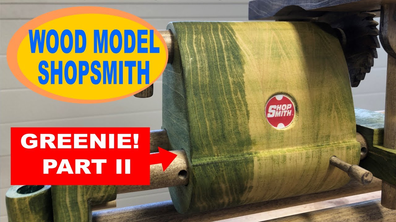 Shopsmith Mark .5 Wooden Model: Woodworking Project Build Part 2 of 4 ...