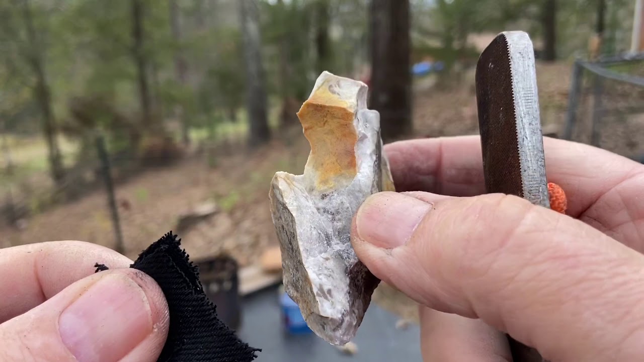 Flint And Steel, Bi-Polar Percussion Technique Keeps your Flint Chert n ...