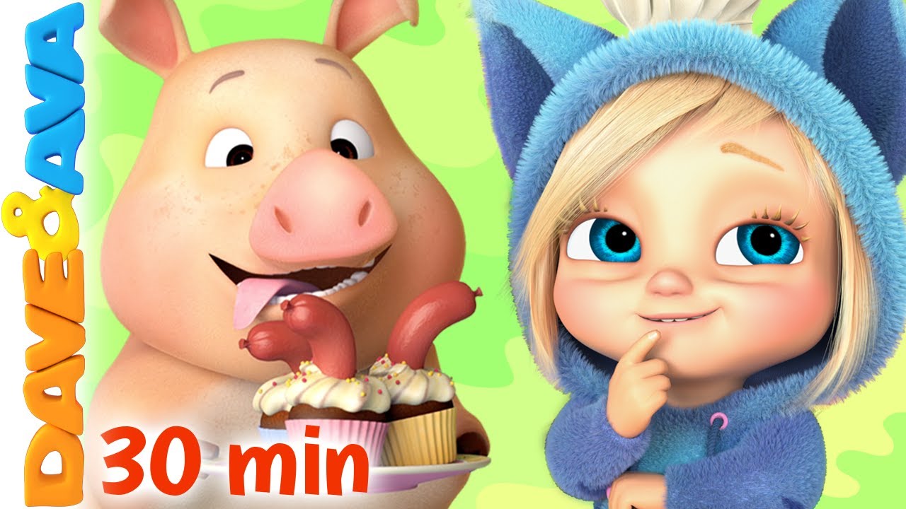 😍 Jack Sprat, Wheels on the Bus and More Nursery Rhymes by Dave and Ava ...