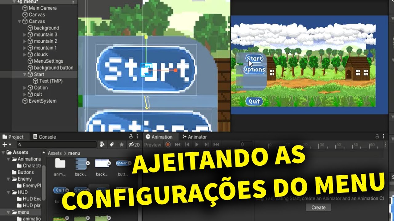 DEVLOG #2 - CORRIGINDO MENU, BOTÕES E O PARALAX - YouTube