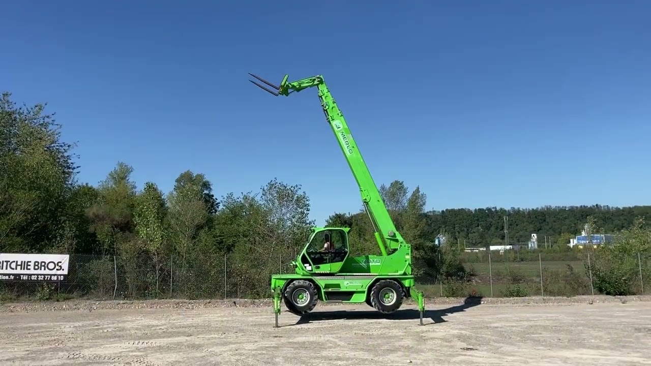 2009 Merlo Roto 45.21MCSS 4x4 x4 Telescopic Forklift I St Aubin, France ...