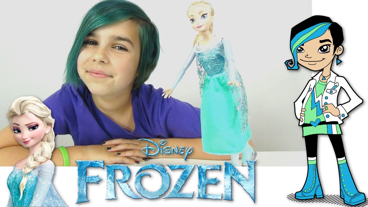 Disney Frozen - Ice Skating Elsa Doll Review - YouTube