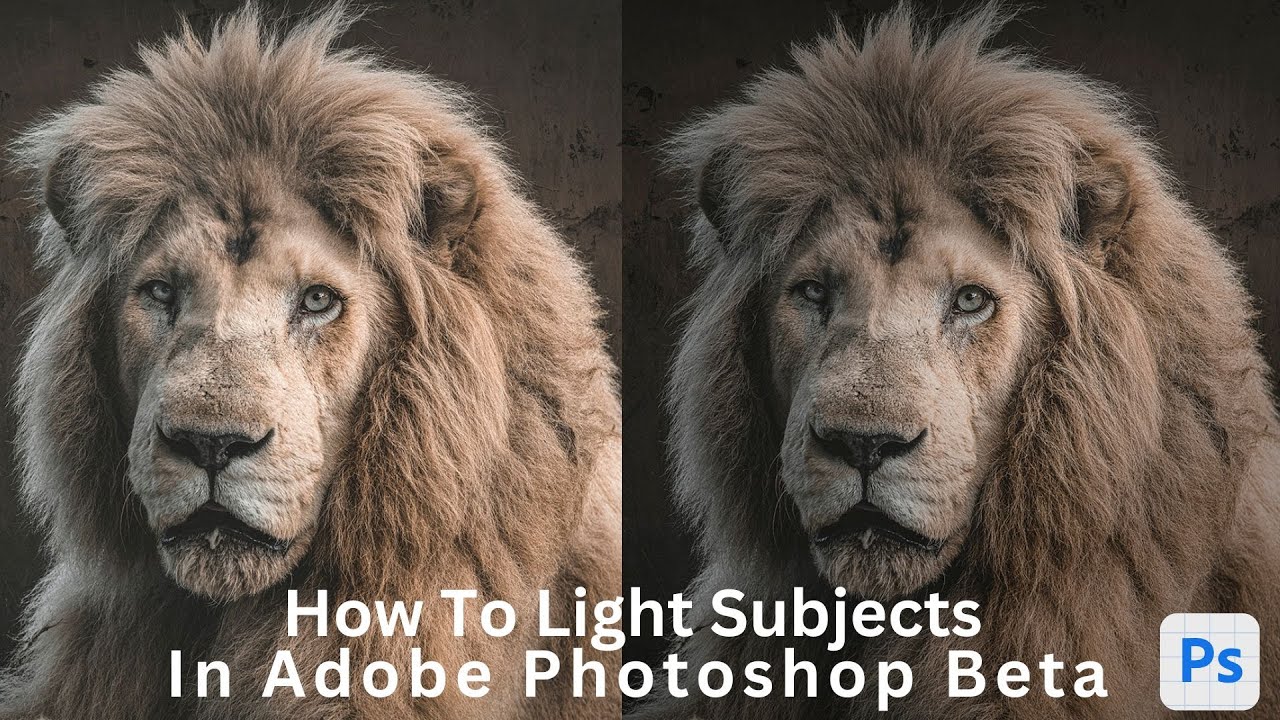 How To Light Up Your Subjects In Adobe Photoshop Beta - YouTube