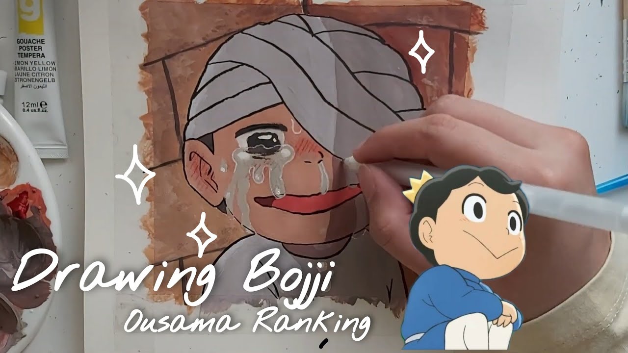 Drawing Bojji from Ousama Ranking (Ranking of Kings) scenes with ...