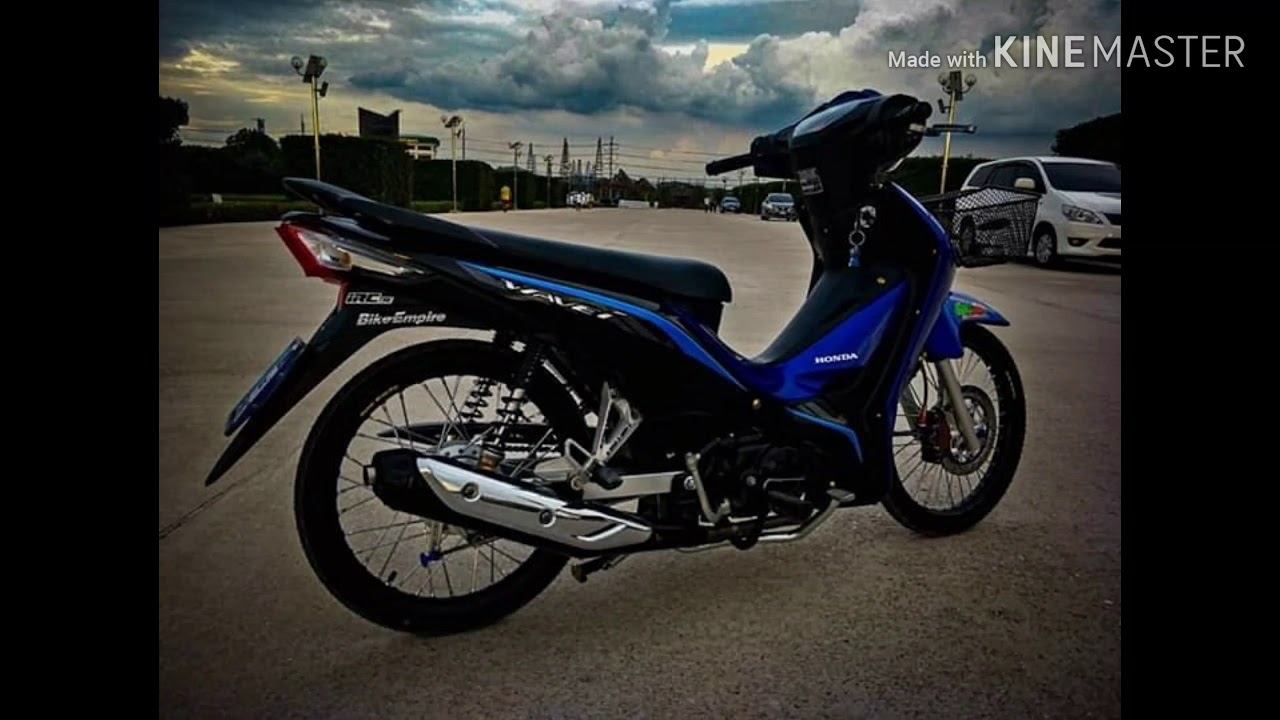 Wave 110i LED สีน้ำเงิน แต่งสวย 🇹🇭 🇹🇭 - YouTube