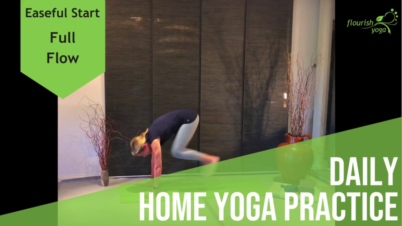 Home Yoga Practice 6 Minute Flow To Start The Day Youtube