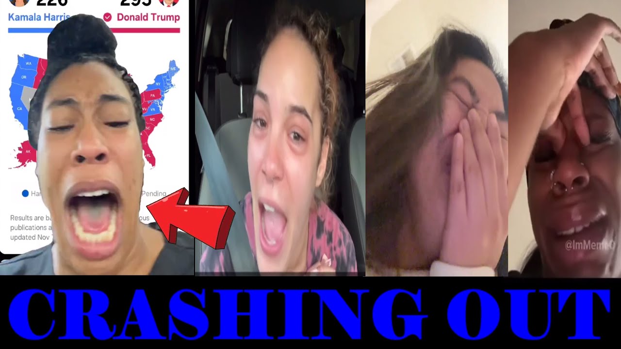 Women CRYING on the Internet over Kamala LOSING the Election. - YouTube