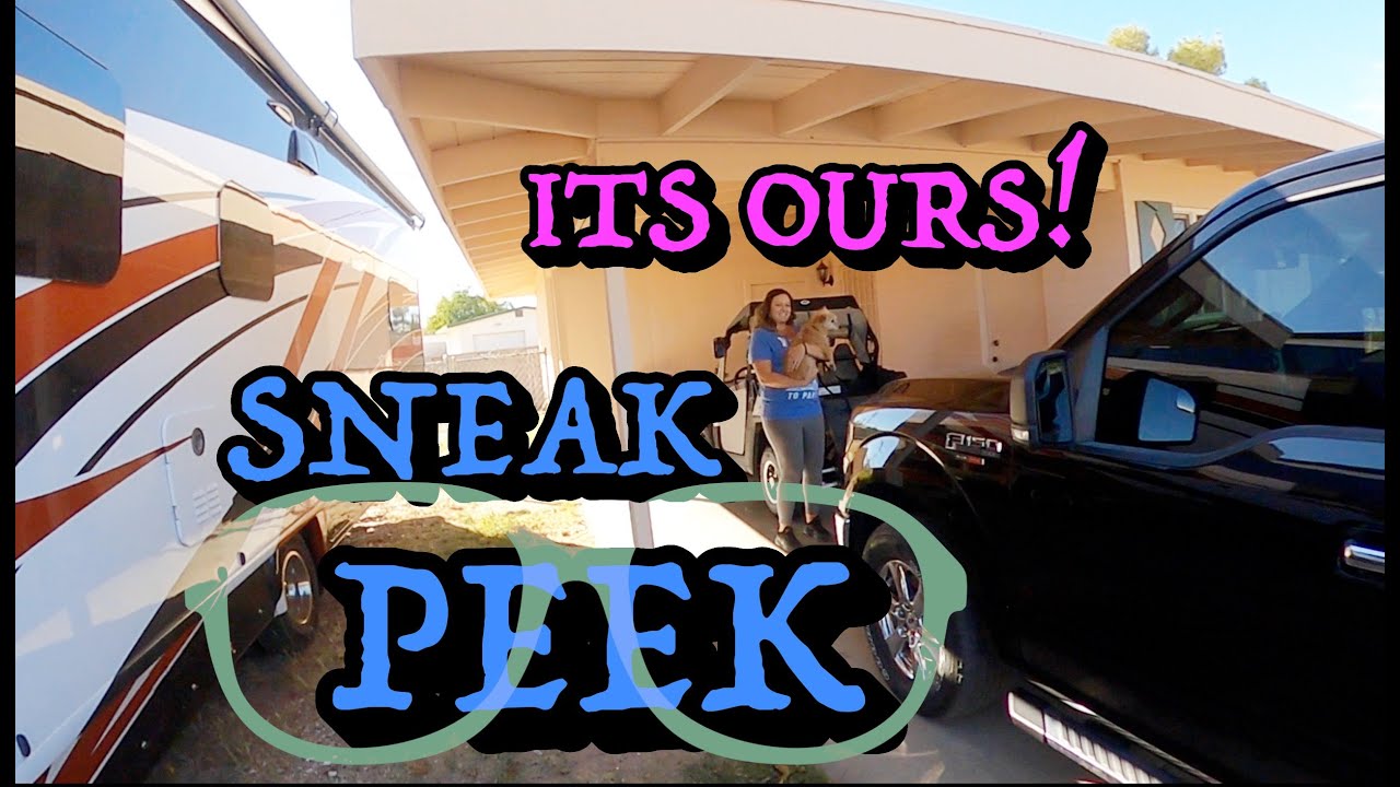 RV Base Camp/NEW HOUSE sneak peek - YouTube