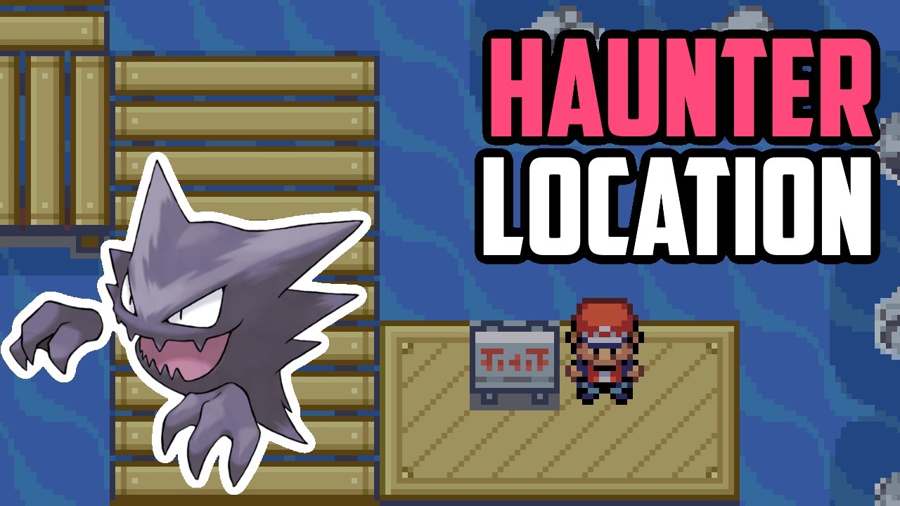 How to Catch Haunter - Pokémon FireRed & LeafGreen - YouTube
