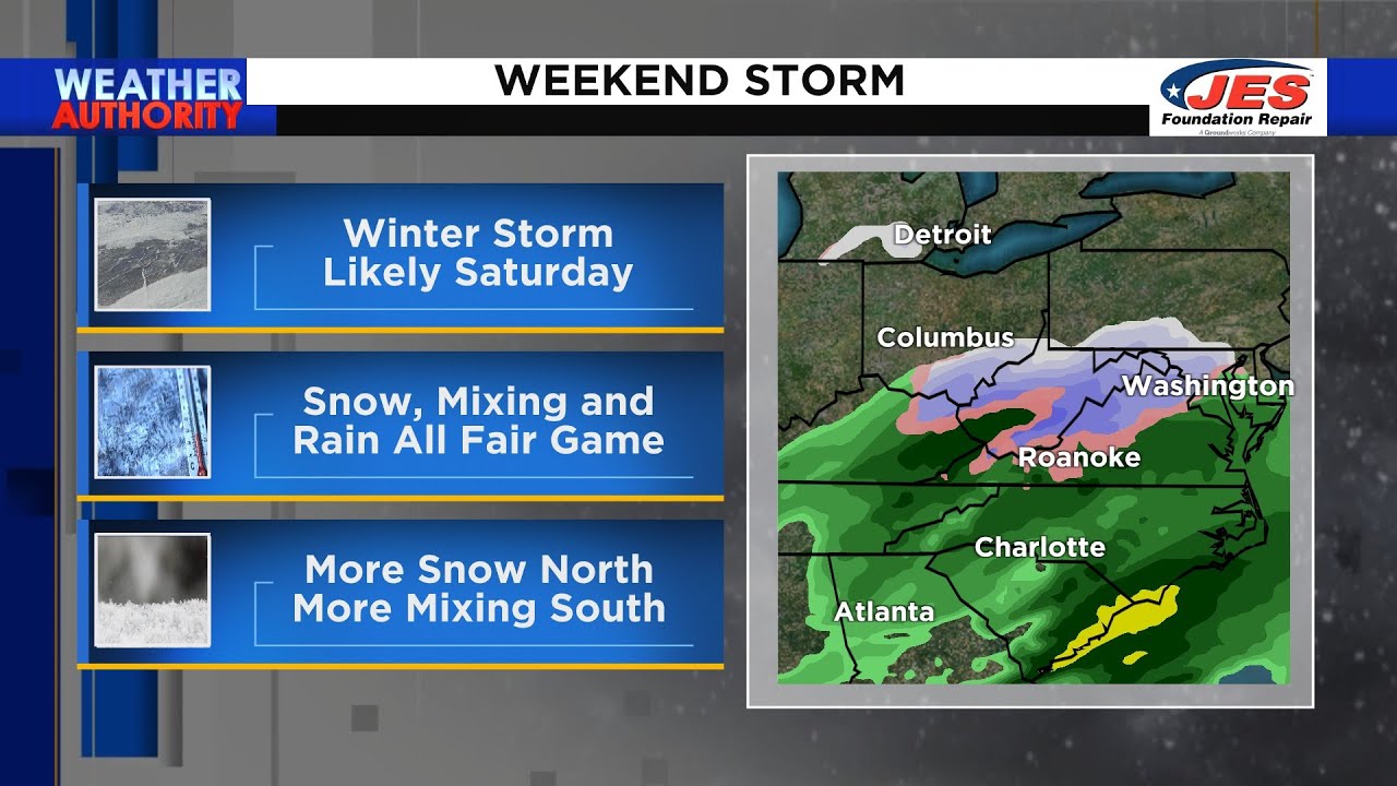 Southwest, Central Virginia Weather | 5 a.m. - Jan. 3, 2024 - YouTube