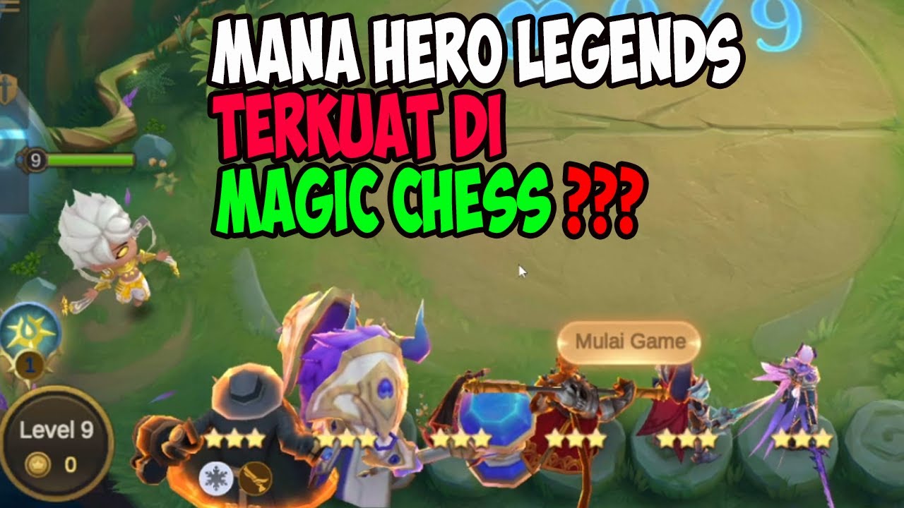 Semua Hero Legends / Hero Harga 5 Gold di Magic Chess - YouTube