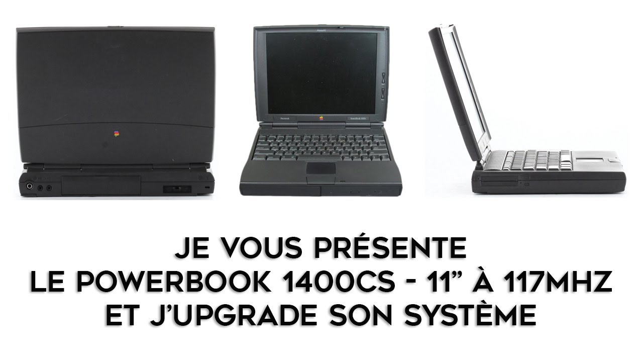 Apple Powerbook 1400CS - 11" À 117Mhz (PowerPC 603E) de 1996 ...