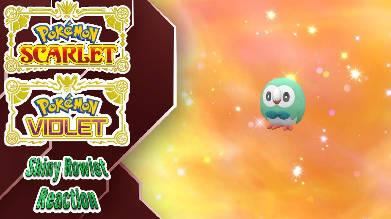 Assembling the Draft Team: Shiny Rowlet + Evolutions! Pokemon Scarlet ...