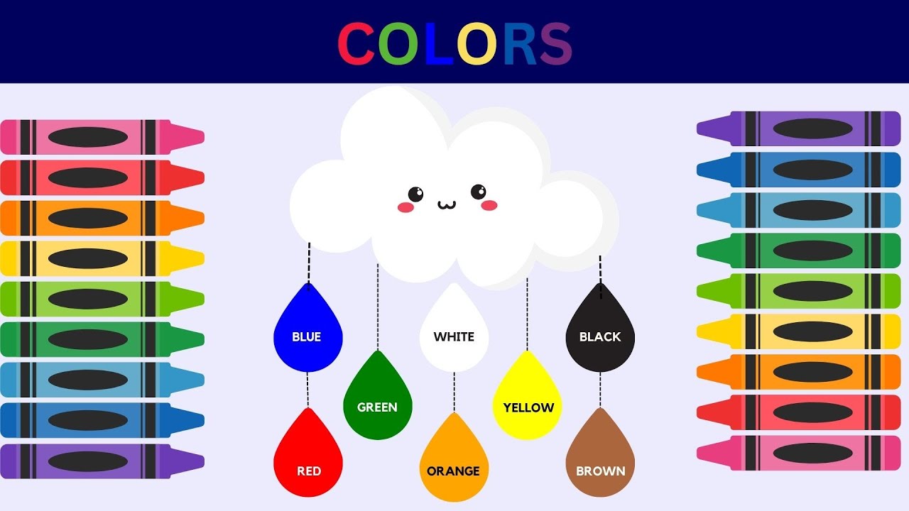 LEARN COLOR NAMES WITH REAL OBJECT EXAMPLES | COLOR LEARNING KIDS VIDEO ...