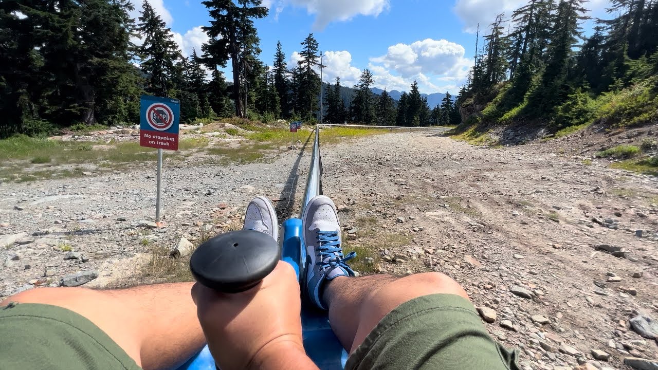 Cypress Mountain Eagle Coaster - West Vancouver, BC, Canada - YouTube