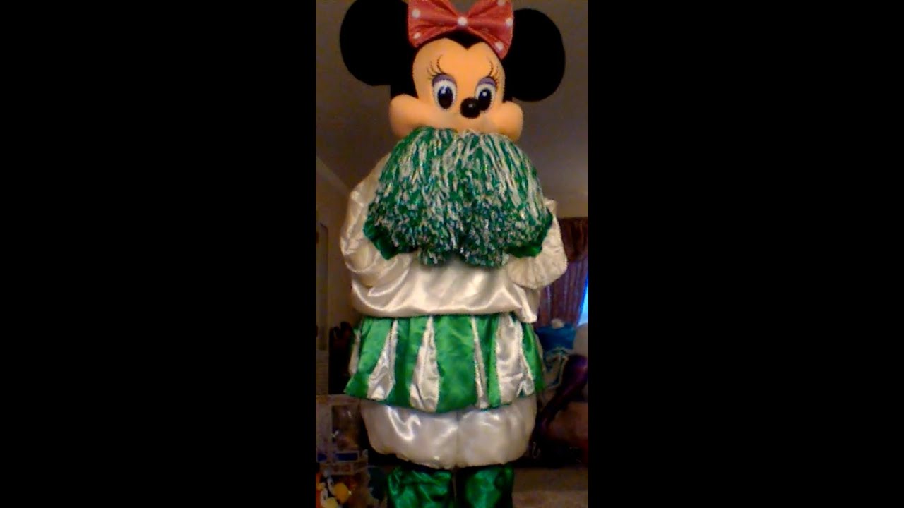 Minnie Mouse Cheer Leader Full suit video - YouTube