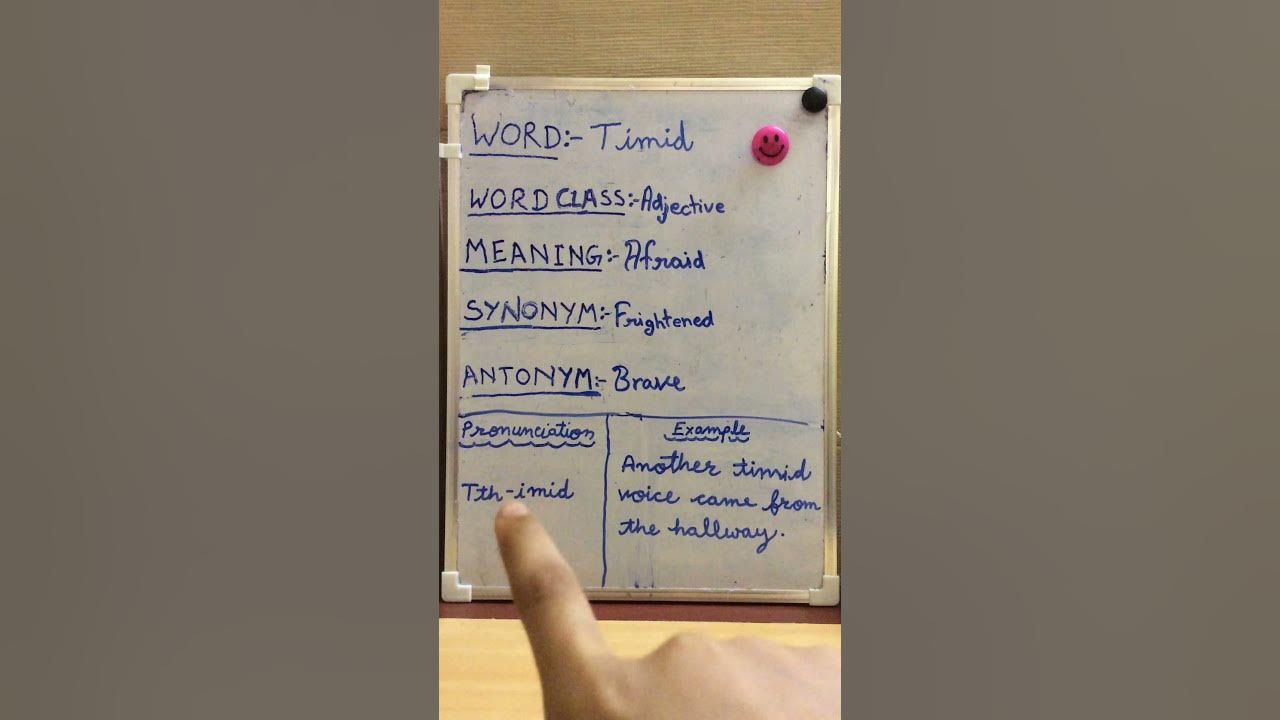 Timid Meaning pinooslearningchannel learnenglishwords timid-meaning-pinooslearningchannel-learnenglishwords