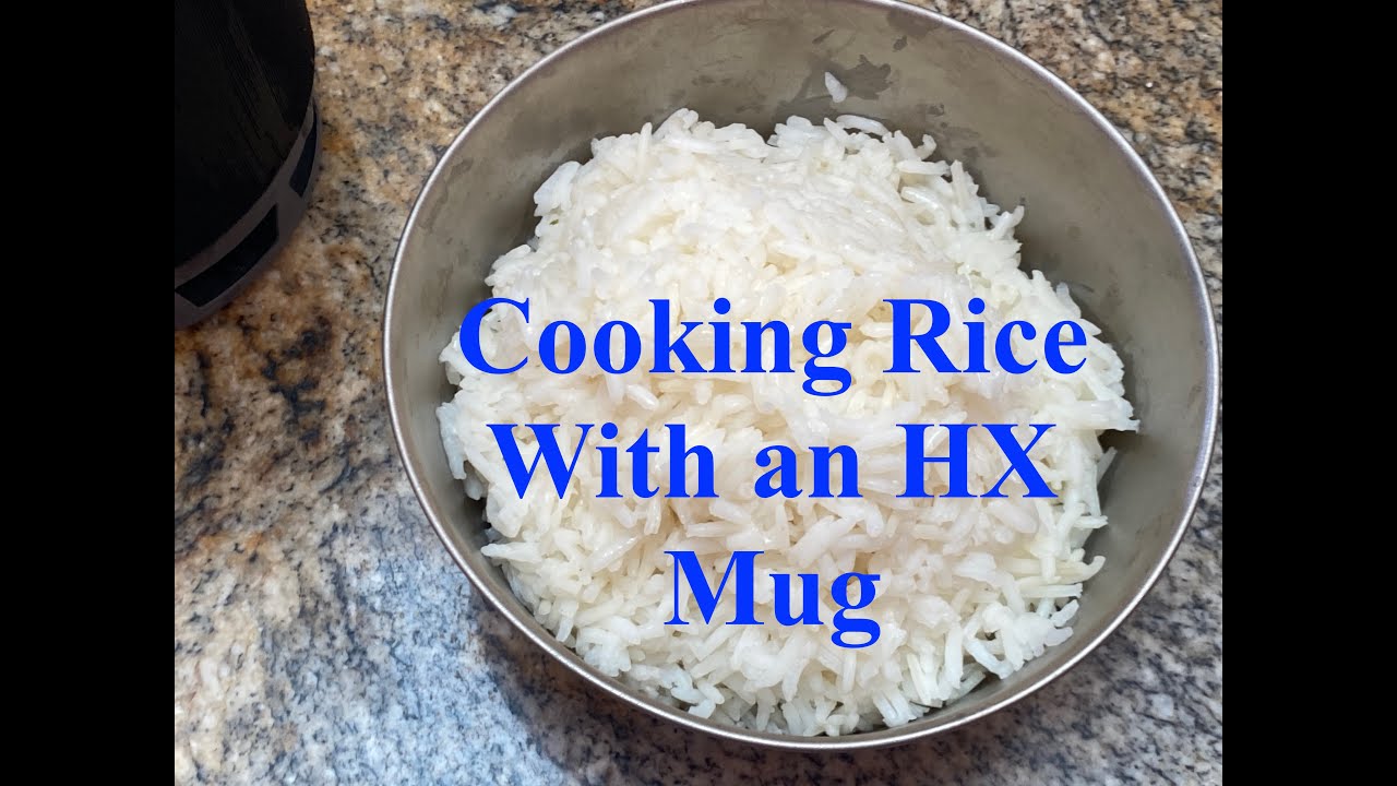 Cooking Rice using a Heat Exchange Mug - YouTube