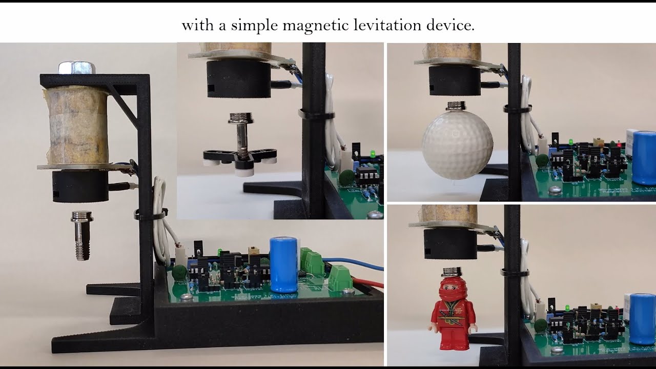 Simple magnetic levitation device - YouTube