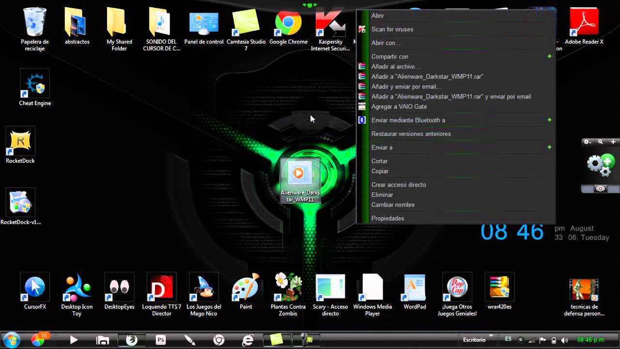 instalar alienware darkstar - YouTube