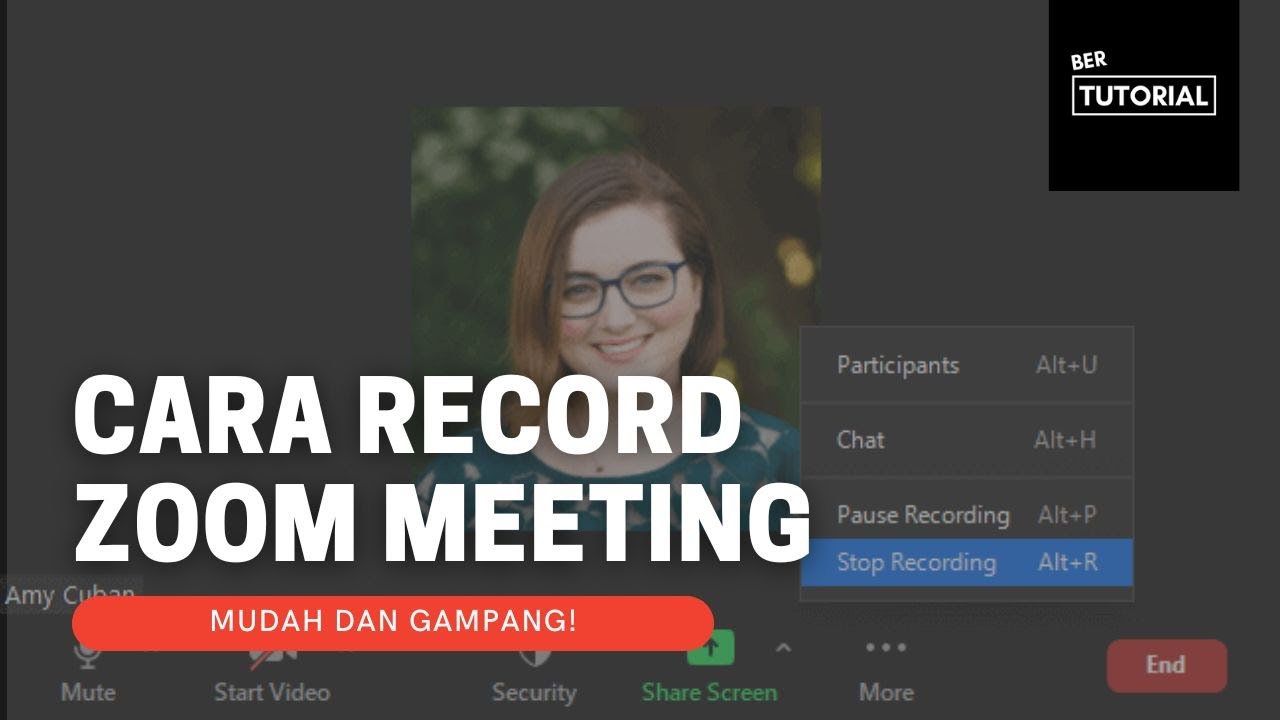 Cara Record Meeting di Zoom PC atau HP - YouTube