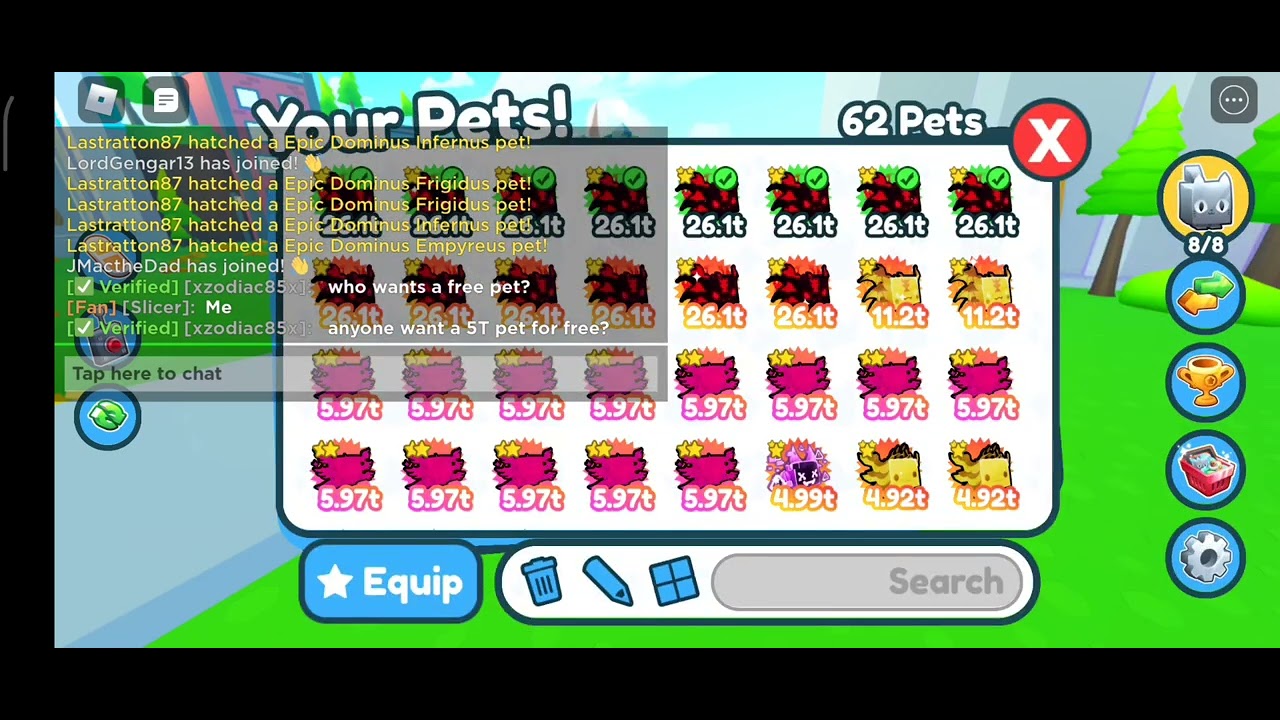 Roblox - Who wants a free pet from Pet Simulator X? 😎 - YouTube