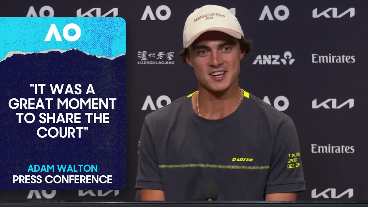Adam Walton Press Conference | Australian Open 2026 First Round - YouTube