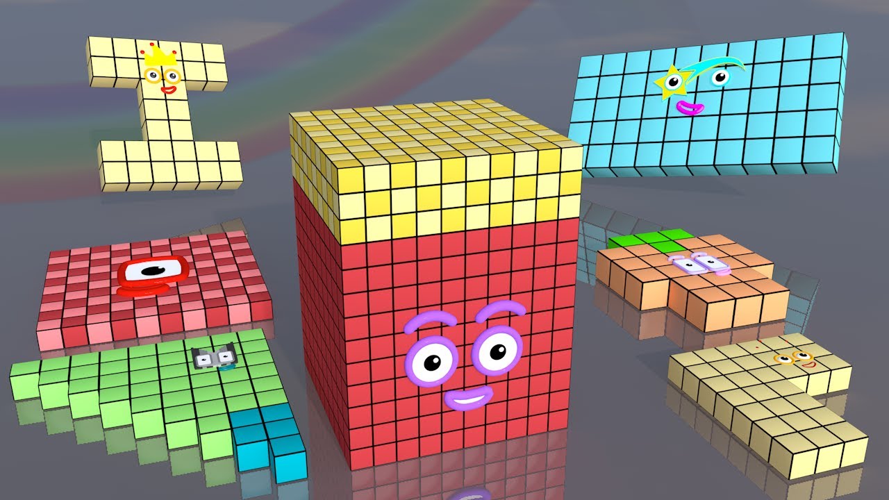 New Meta Numberblocks Puzzle Step Squad Standing Tall ONE vs 1300 vs ...