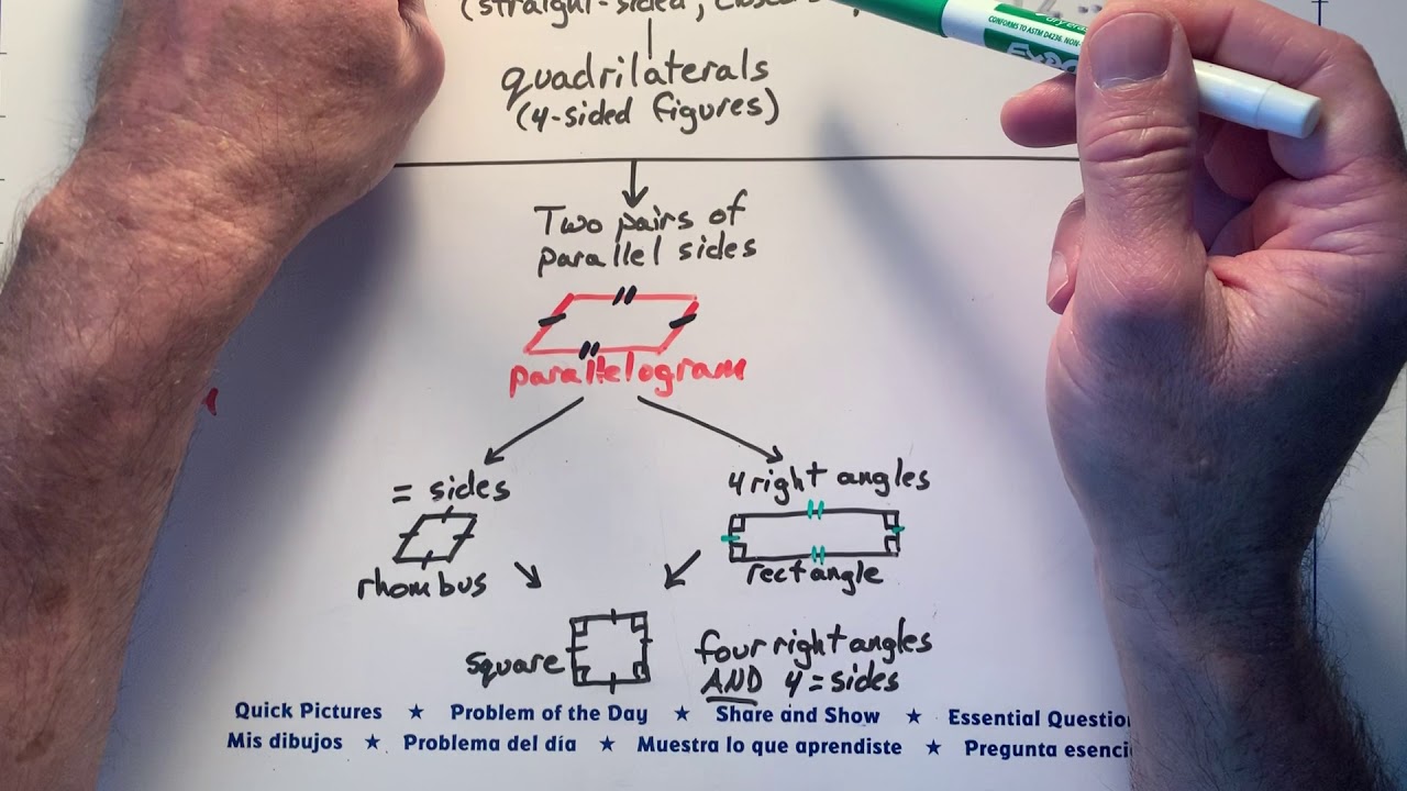 Lesson 12.5b - Quadrilateral Flow Chart - YouTube