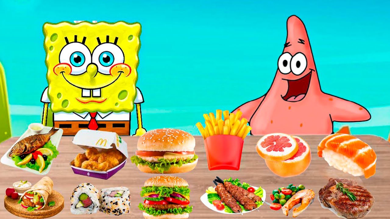 SPONGEBOB ASMR MUKBANG ANIMATION COMPLETE EDITION - YouTube