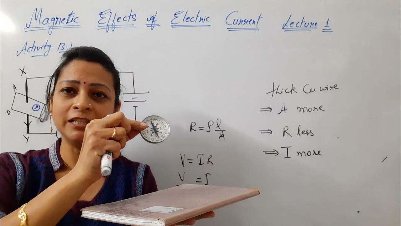 Class 10th Science Physics Magnetic Effects of Electric Current Lecture 1 Activity 12.1 - YouTube