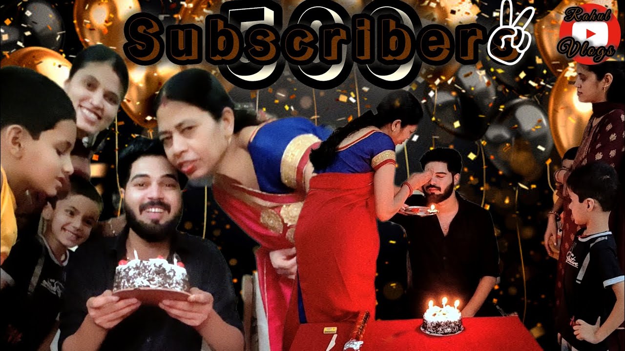 आप सब के बिना ये मुमकिन नहीं था || घरवालों ने दिया सरप्राइस || Rahul rajput vlogs - YouTube