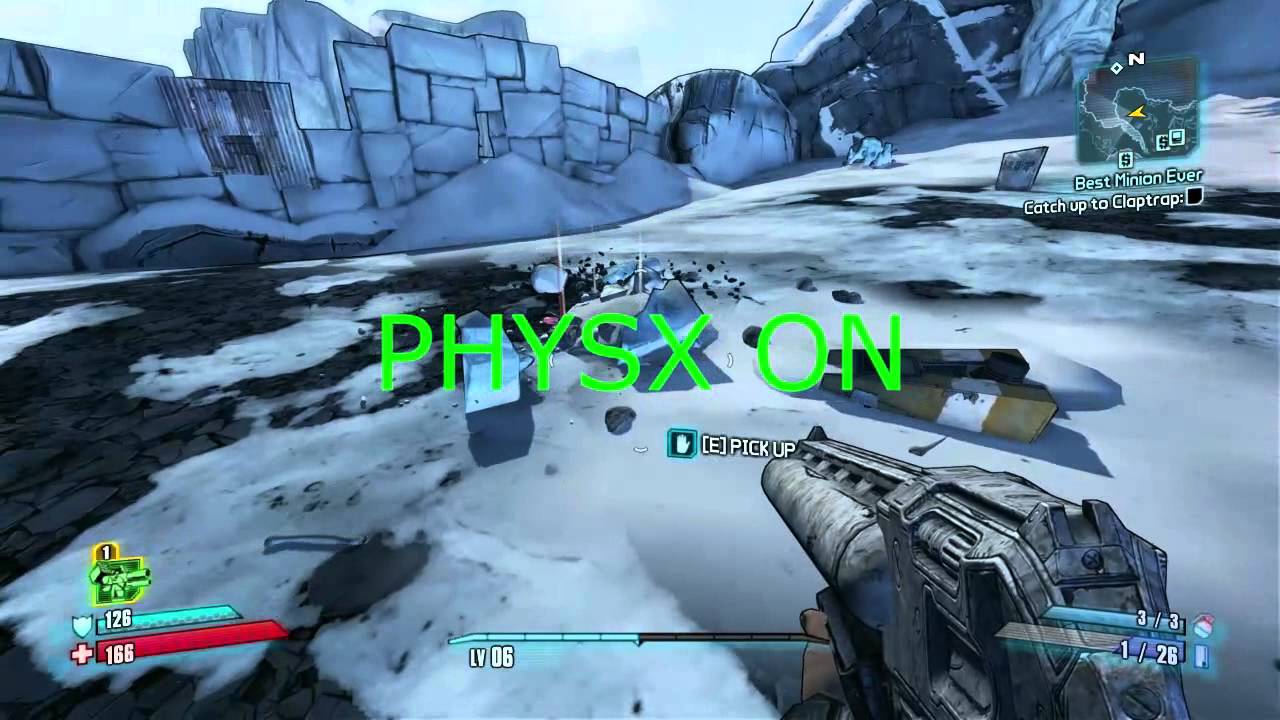 Borderlands 2 + PHYSX LOW (OFF) vs PHYSX HIGH (ON) [TESTE] - YouTube