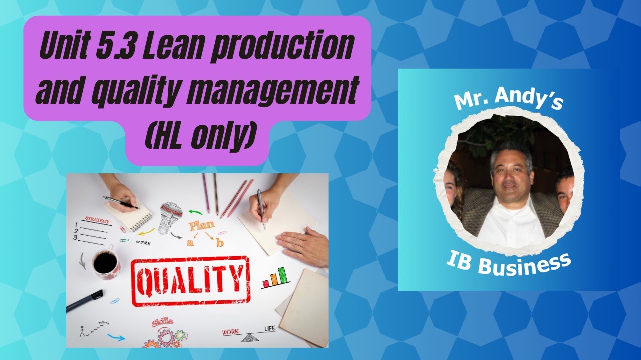 IB Business Review | Unit 5.3 Lean production and quality management ...