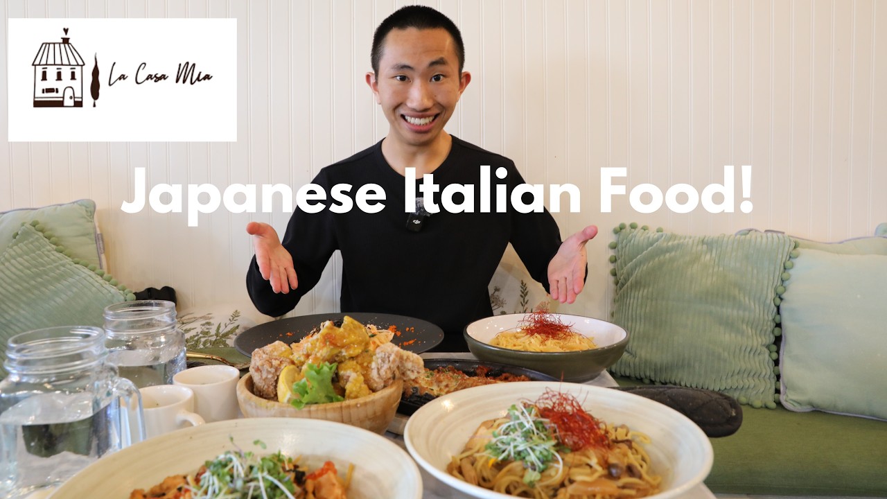 Mindblowing Japanese Italian Food At La Casa Mia!!! - YouTube