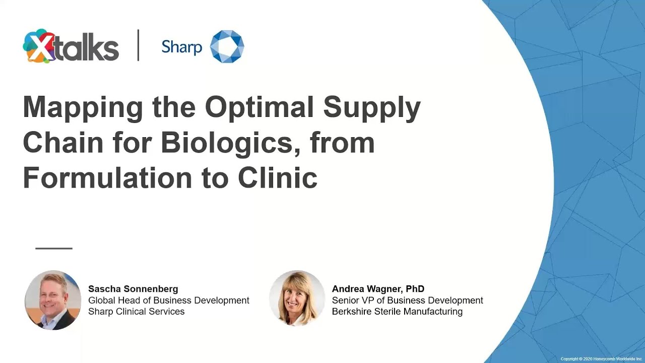 Mapping the Optimal Supply Chain for Biologics, from Formulation to ...